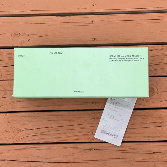Off-White | Shoes | Off White Shoebox W Receipt Tissue Paper | Poshmark
